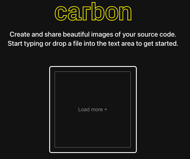 Code Snippets are gone! · Issue #1334 · carbon-app/carbon · GitHub