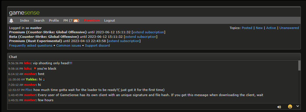 GameSense [FORUM] THEME / General talk / GameSense