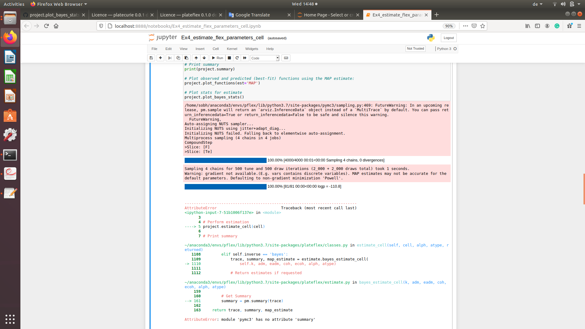 project.plot_bayes_stats() · Issue #5 · paudetseis/PlateFlex · GitHub