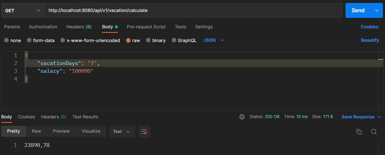 GitHub - 9caligula/VacationPayCalculator