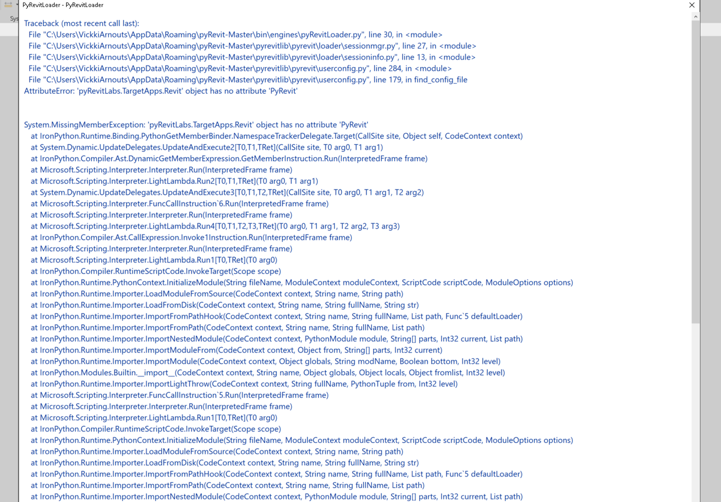 Install Issues; Installer Default Location · Issue #914 · pyrevitlabs/pyRevit · GitHub