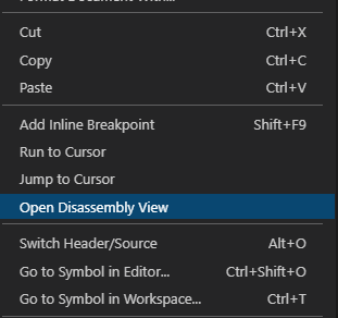Debug Disassembly View For Other Languages (e.x. Ada) · Issue #8866 · microsoft/vscode-cpptools ...