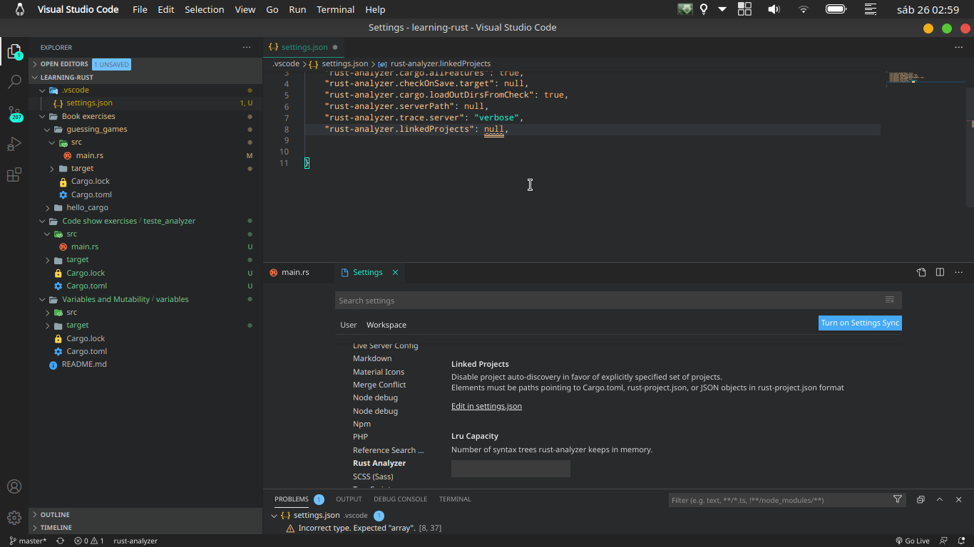 Rust Analyzer Failed To Discover Workspace Vscode · Issue 6079 · Rust Lang Rust Analyzer · Github