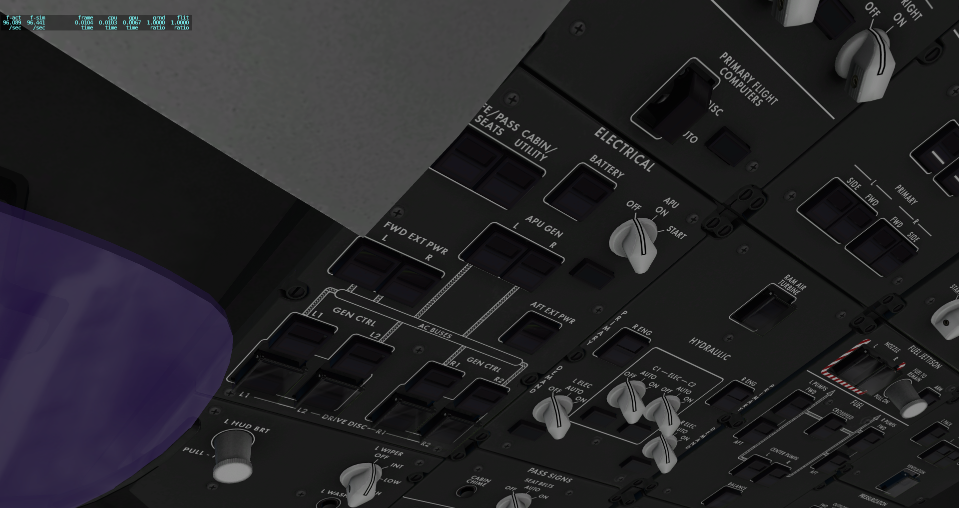 Beacon/nav/strobes all permanently on & battery not working unless ...