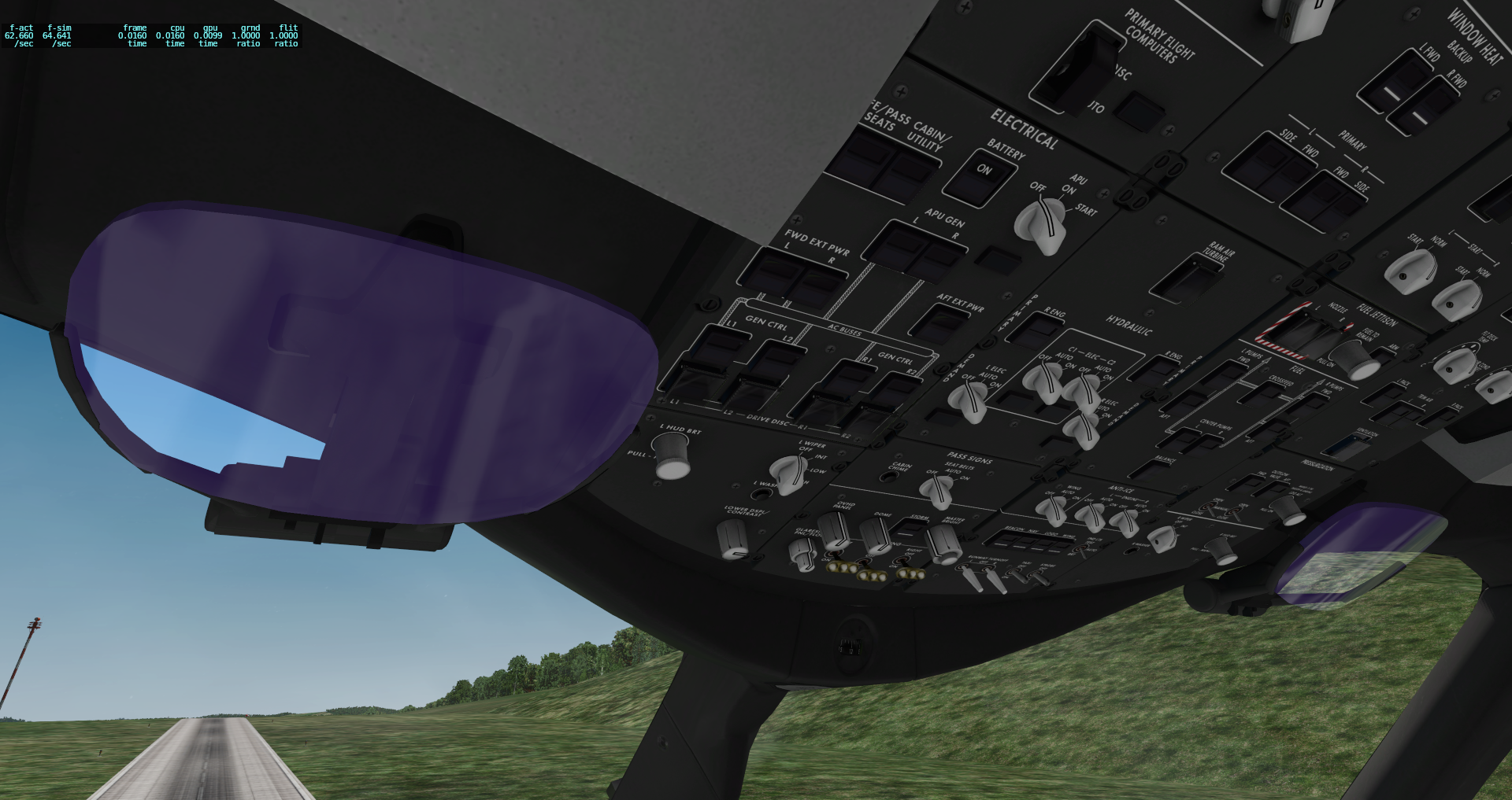 Beacon/nav/strobes all permanently on & battery not working unless ...