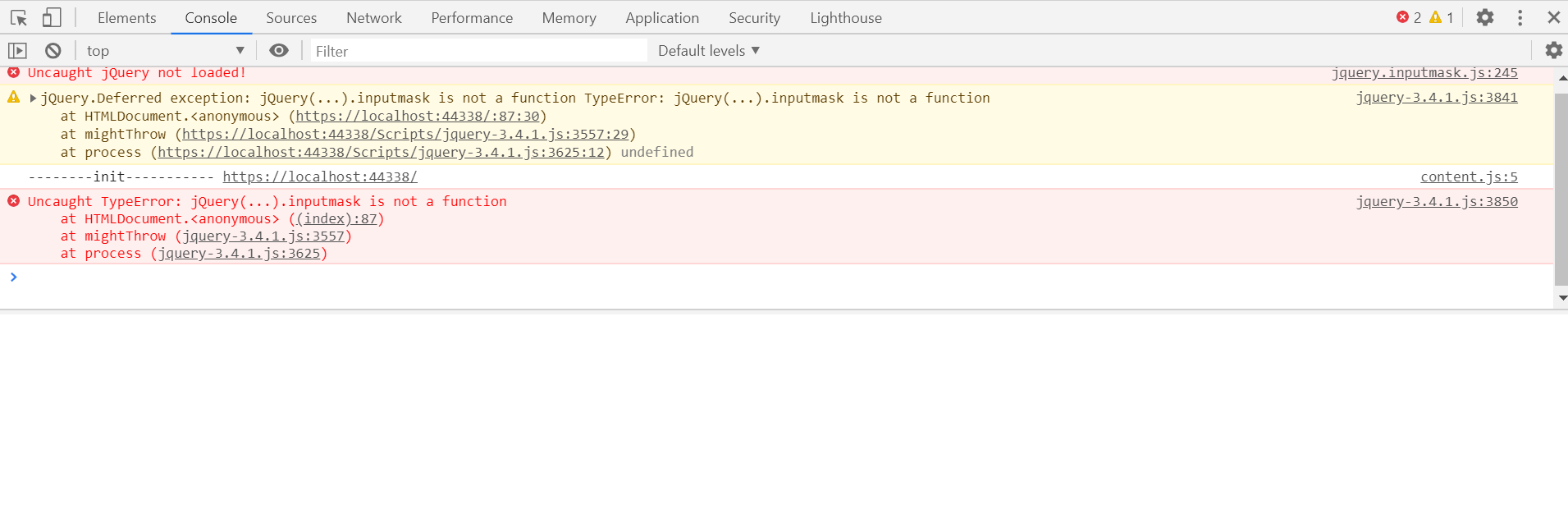 Inputmask Is Not A Function Error Version 502 · Issue 2335