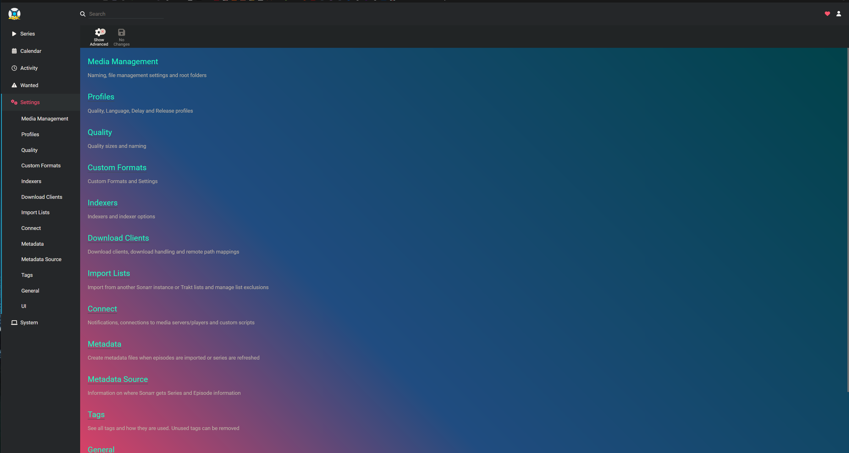Sonarr, Lidarr, & Prowlarr Theme Issues · Issue #499 · themepark-dev/theme.park · GitHub