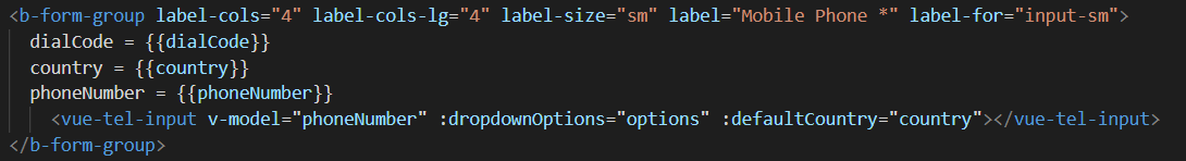 defaultCountry by dialcode not working · Issue #259 · iamstevendao/vue-tel-input · GitHub