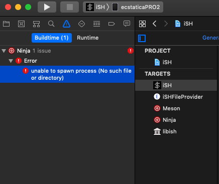 unable to spawn process (No such file or directory) · Issue #367 · ish-app/ish · GitHub