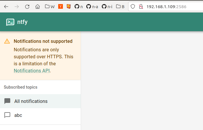 Self hosted HTTP - Notification panel translation key(?) visible · Issue #349 · binwiederhier ...