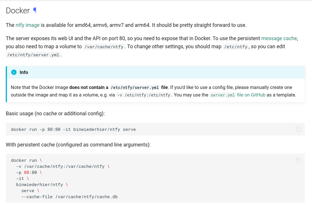 file server.yml do not exists [Docker] · Issue #361 · binwiederhier/ntfy · GitHub