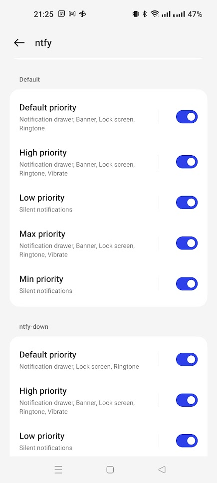 Do not disturb settings do not work on galaxy s20 · Issue #708 · binwiederhier/ntfy · GitHub
