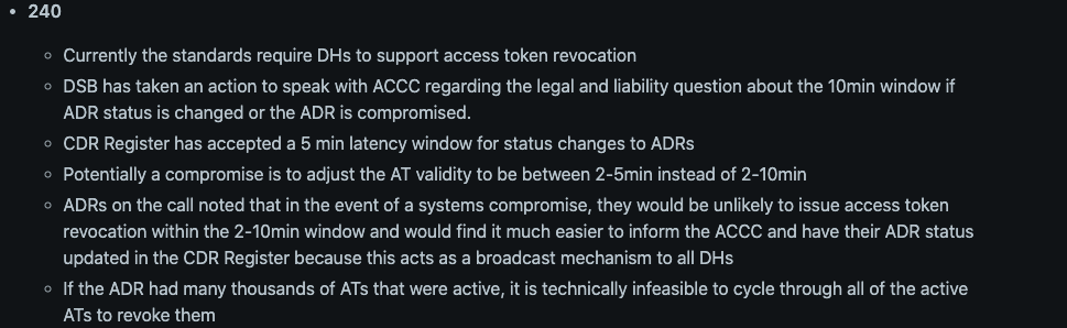 Should For Access Token Revocation · Issue 240 · Consumerdatastandardsaustralia Standards