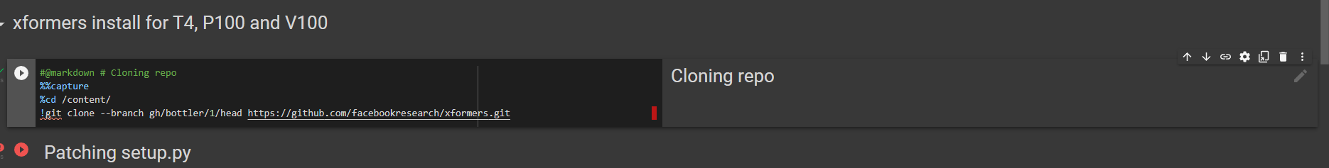 It gives me an error when executing the xformers installation in google colab · Issue #15 ...