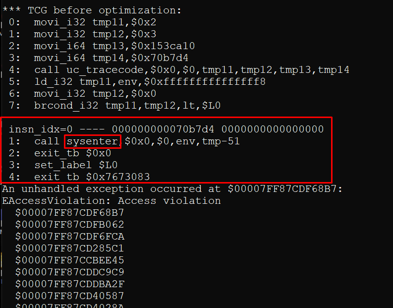 UNICORN 2 Beta - Access Violation Exception at "test_bit" · Issue #1450 ...