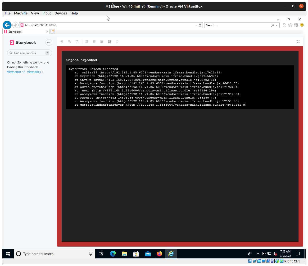 Storystorev7 Not Compatible With Ie11 Due To Missing Fetch Polyfill · Issue 17677 · Storybookjs