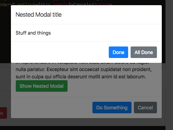 Nested Modal in Chrome alings 15px to the right · Issue #1158 · reactstrap/reactstrap · GitHub