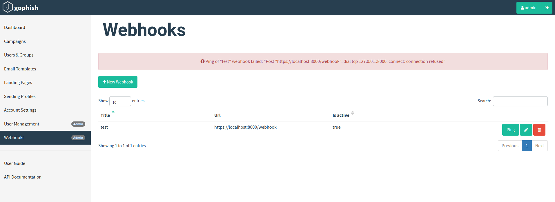 Webhooks not working with CA · Issue #2758 · gophish/gophish · GitHub