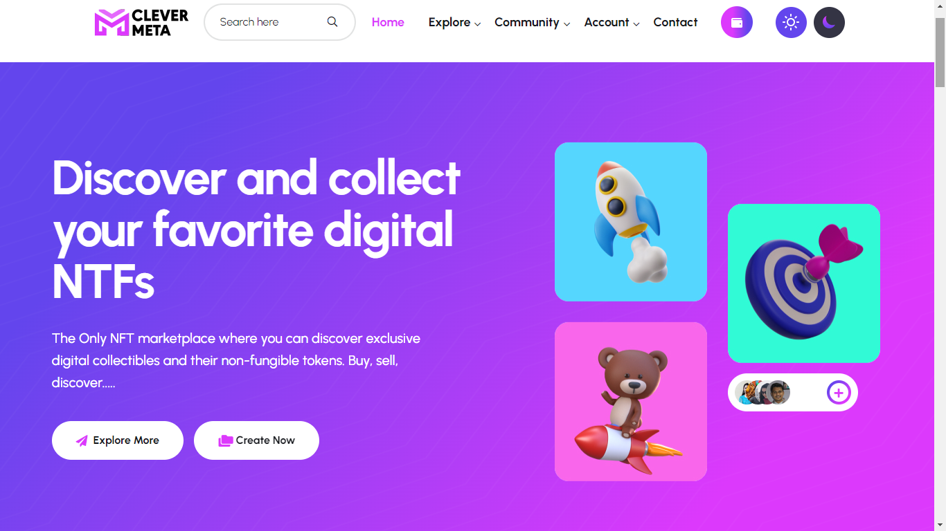 GitHub - parthupatel/Clever-Meta-NFT: CLEVARMETA is a platform for the ...