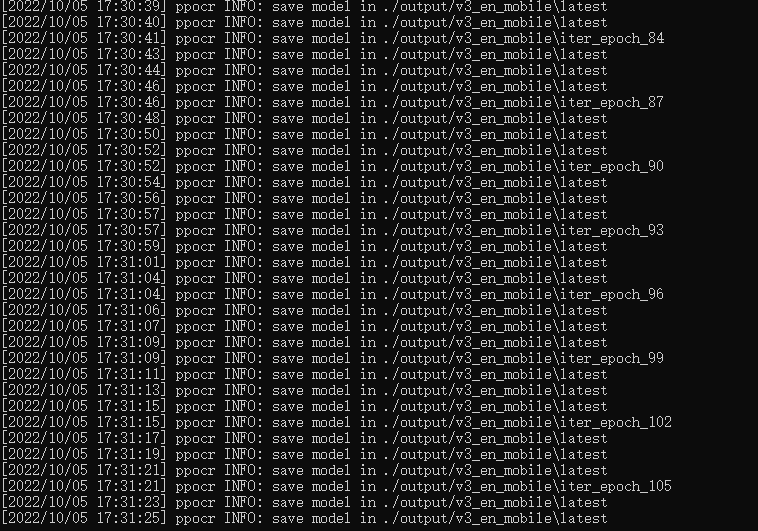 为什么训练时不显示精度和loss · Issue 7822 · Paddlepaddle Paddleocr · Github