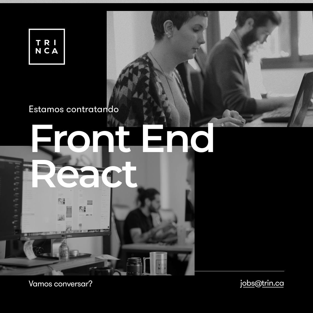 [Porto Alegre/Remoto] Full Stack Developer Node/React - Pleno @Trinca · Issue #6174 · frontendbr ...