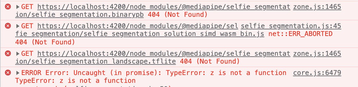 Proper way of locating file when using SelfieSegmentation · Issue #2815 ...