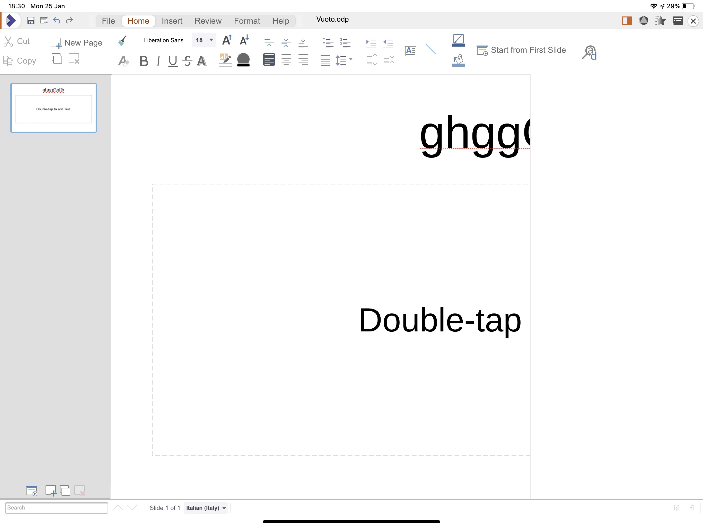 iOS App: Impress: Sidebar is empty · Issue #1322 · CollaboraOnline ...