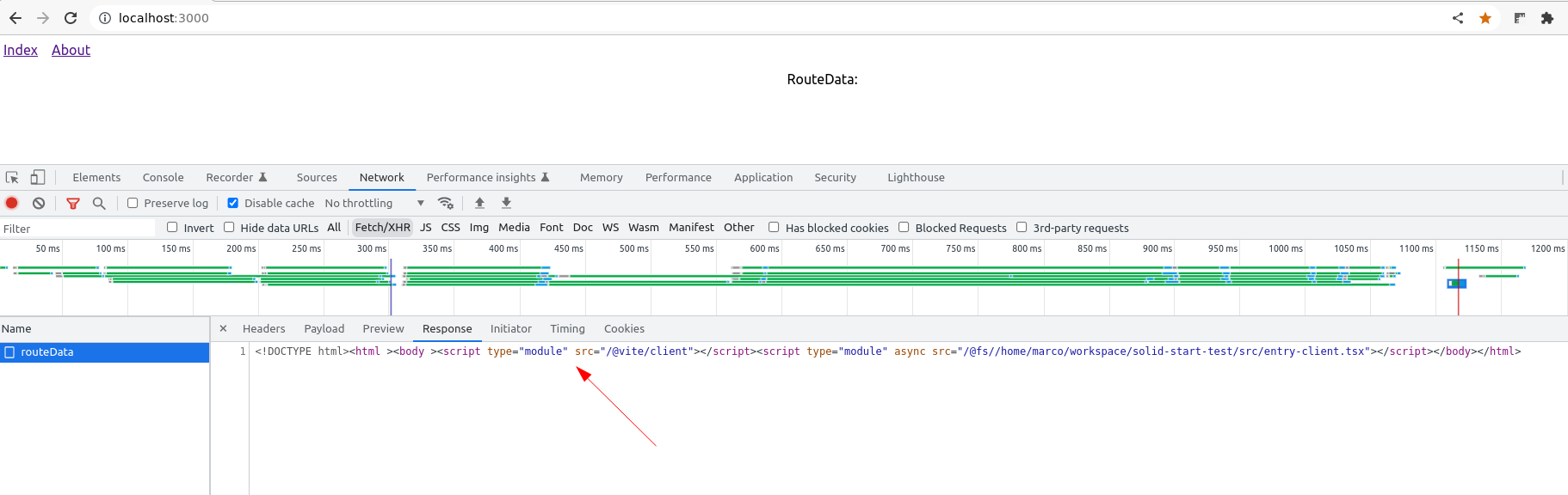 createServerData$ is broken since solid-start version 0.2.19. It ...