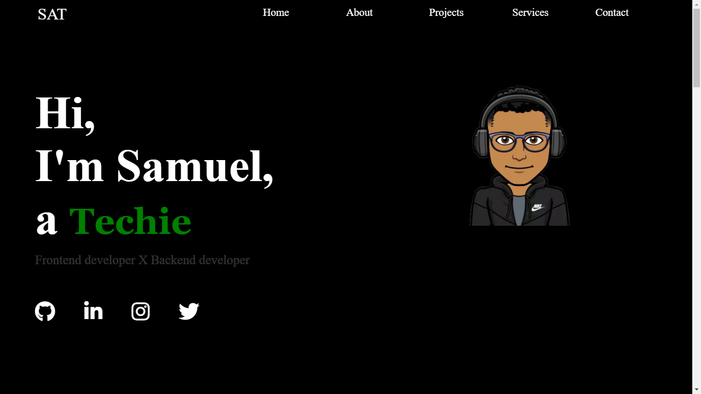 GitHub - Marius-Diran/Sam-Portfolio-2.0: My portfolio's second version ...