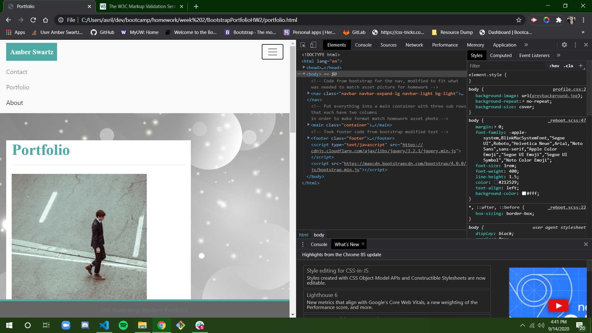 GitHub - ASwartz14/BootstrapPortfolio: Week two basic reactive bootstrap portfolio
