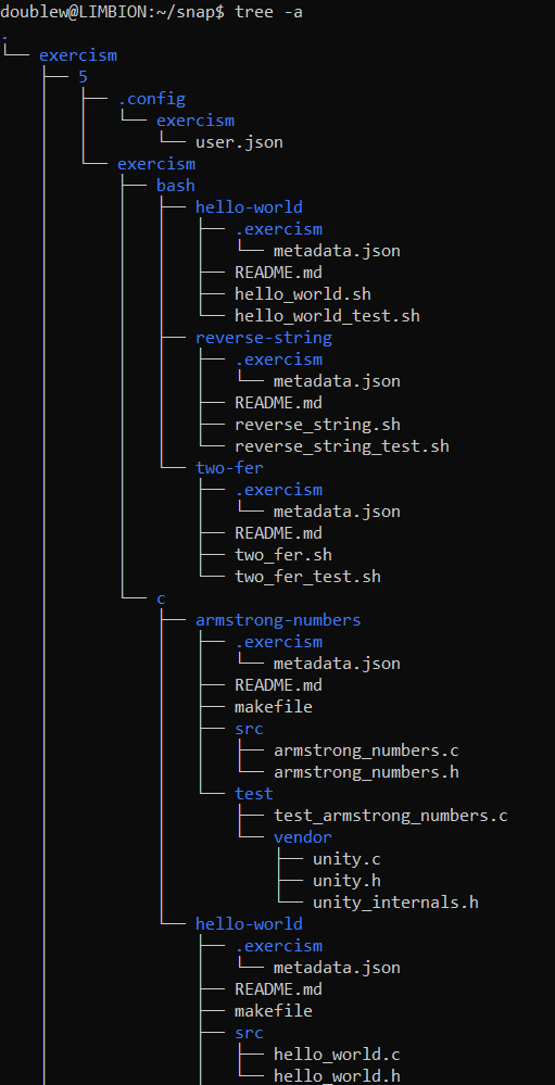 internal error, please report: running "exercism" failed: cannot find ...