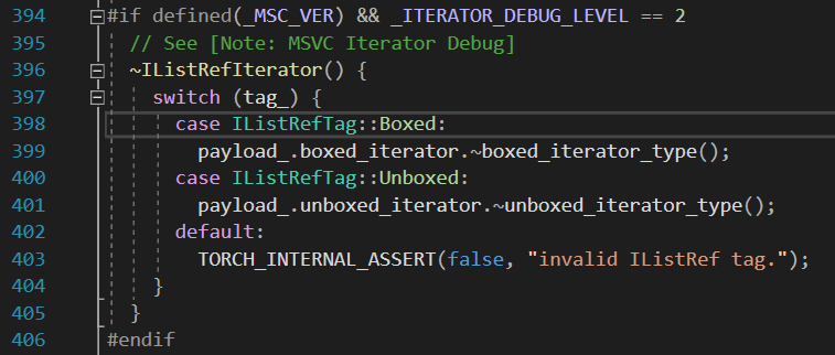 Windows Debug binaries crash on forward: assert fail on IListRefIterator destructor · Issue ...