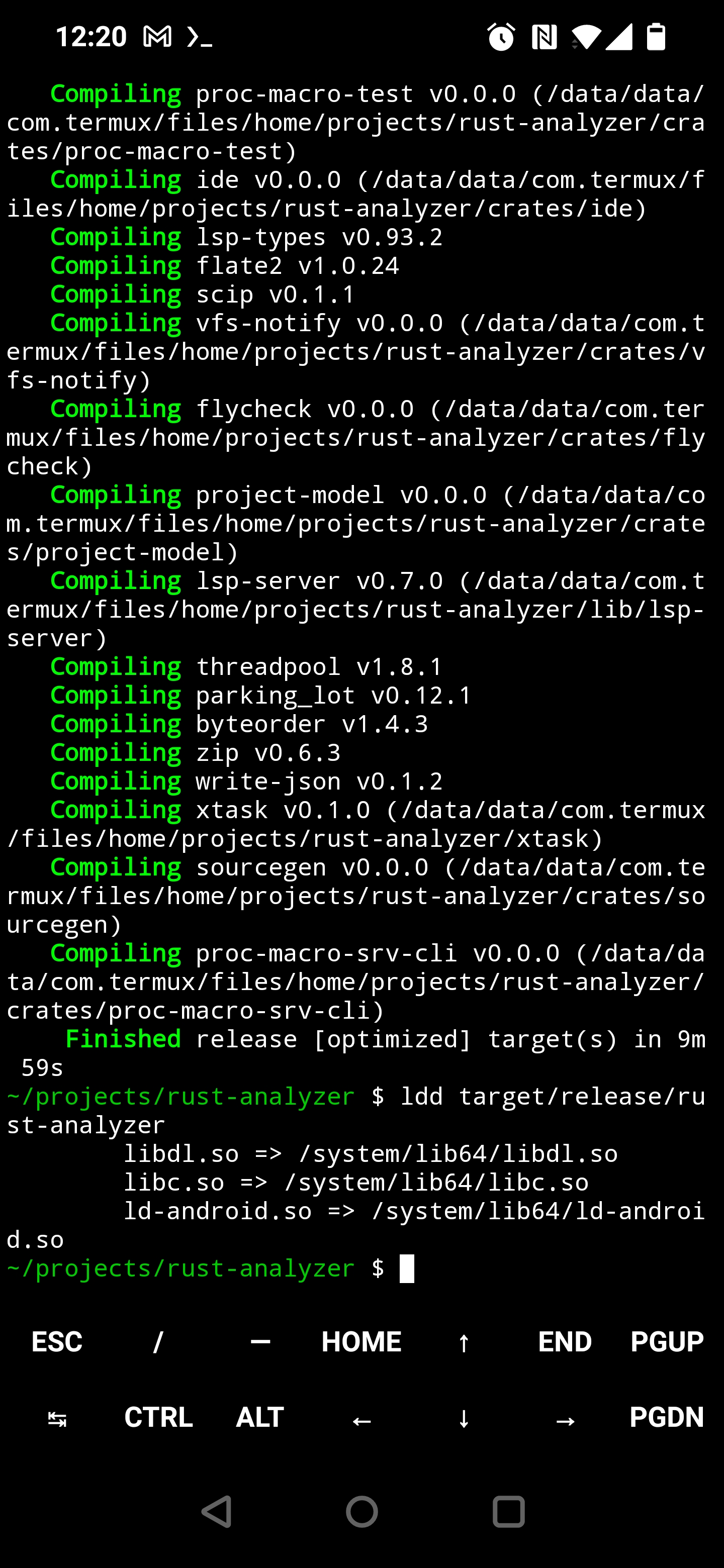 Missing dependencies on Android · Issue #13944 · rust-lang/rust-analyzer · GitHub