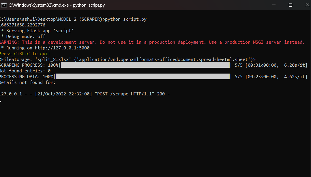 GitHub - ashwin-srdy/SCRAPER