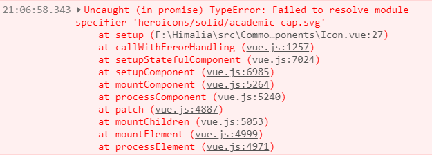 Import Statement With Variable Does Not Work · Issue 772 · Vitejsvite