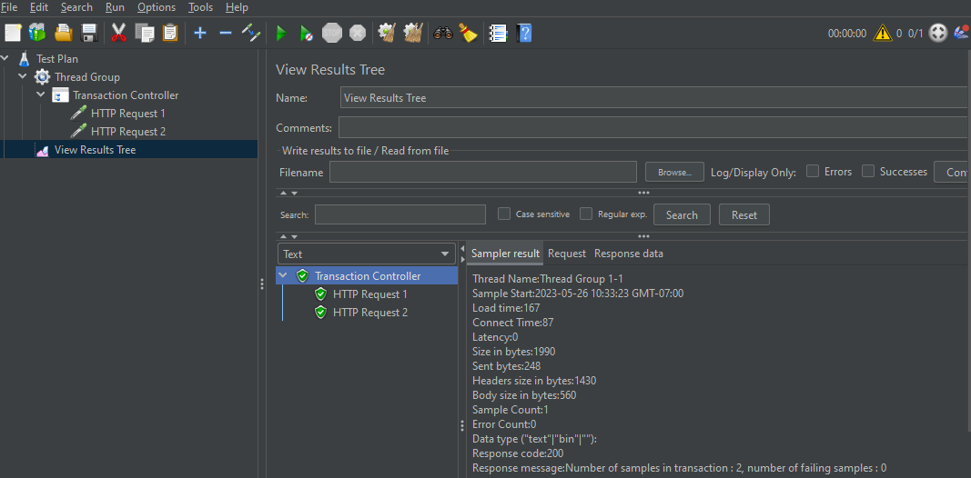 jmeter#Transaction Controller勾选generate parent sample，命令行运行没有生效，5.1或5.5版本使用 · Issue #5941 ...