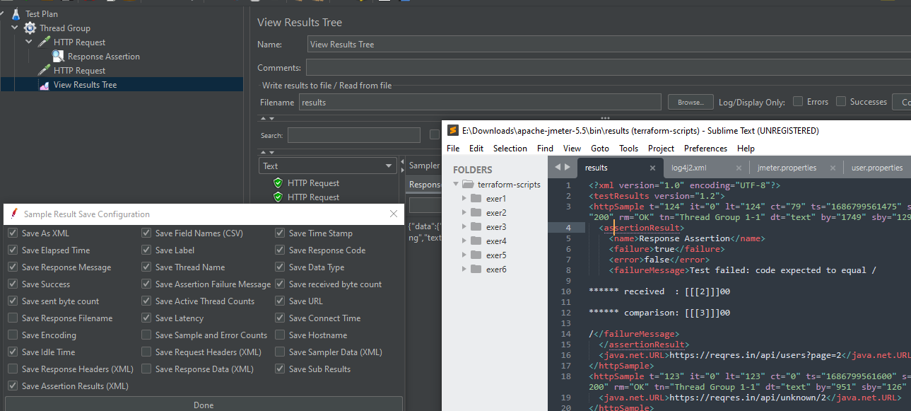 Response data is included in XML reports even when the Save Response Data configuration option ...