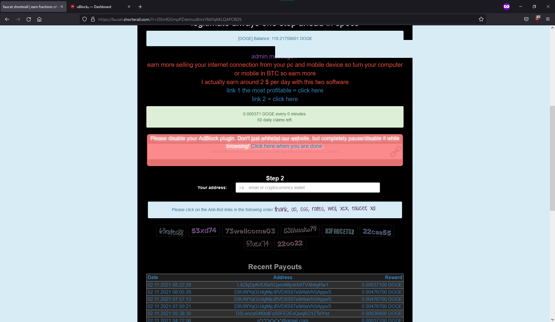 Anti-adblock in shorterall.com · Issue #10376 · uBlockOrigin/uAssets · GitHub