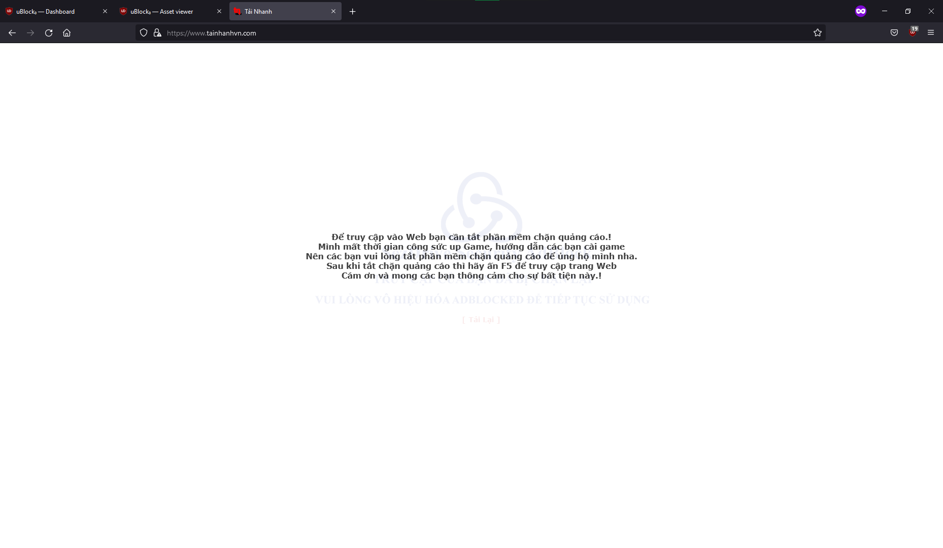 tainhanhvn.com: detection · Issue #10820 · uBlockOrigin/uAssets · GitHub