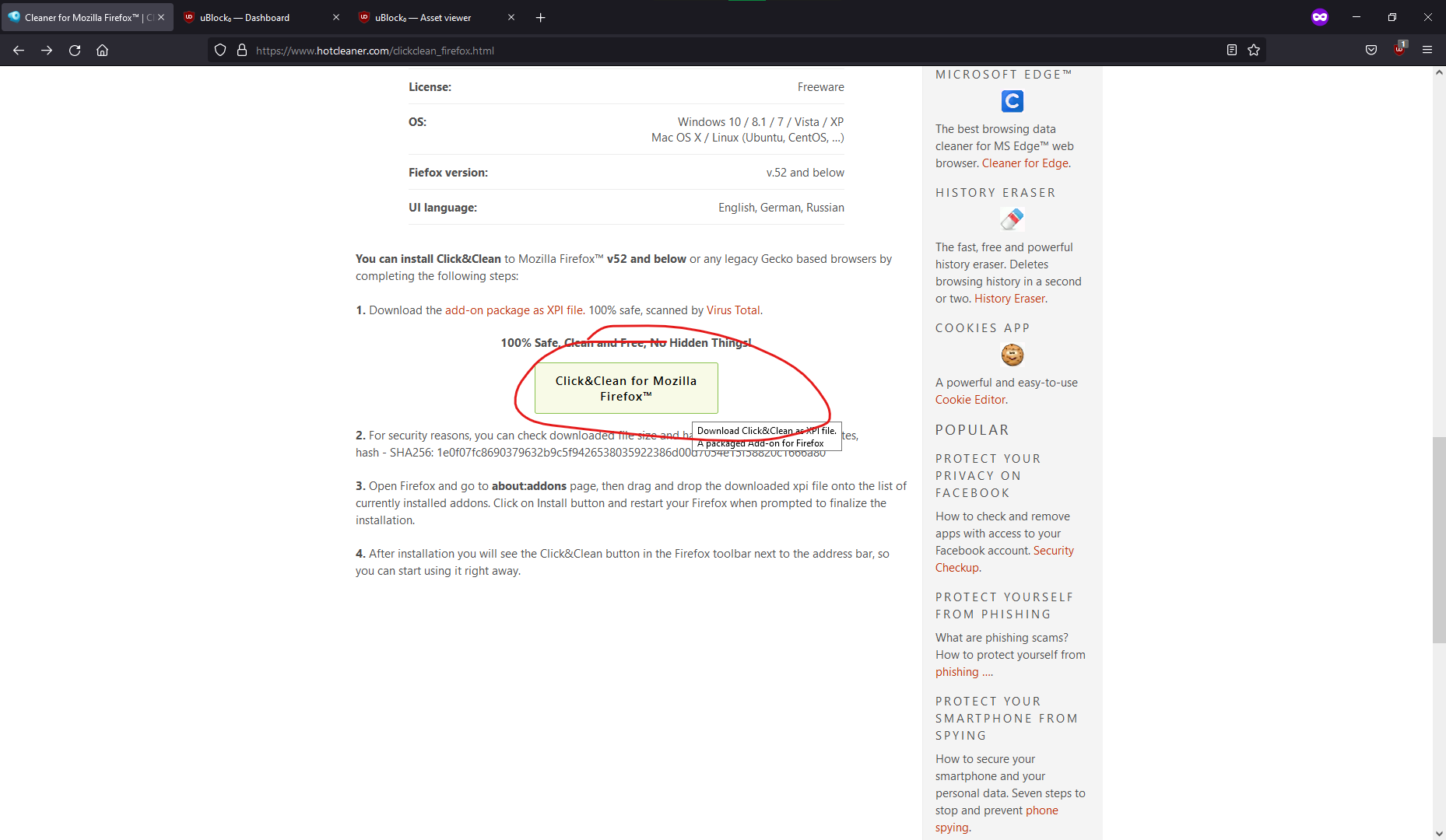 hotcleaner.com · Issue #8555 · uBlockOrigin/uAssets · GitHub