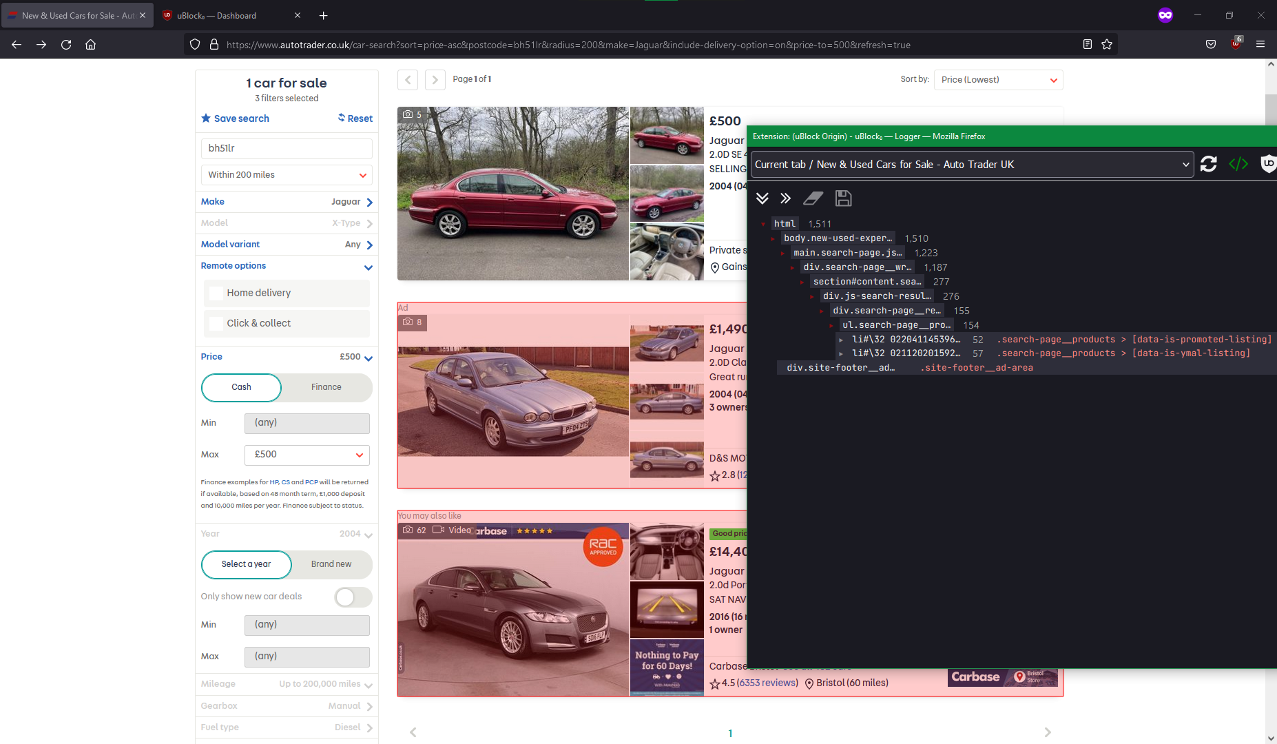 Autotrader co uk Ads Issue 12700 UBlockOrigin uAssets GitHub autotrader-co-uk-ads-issue-12700-ublockorigin-uassets-github