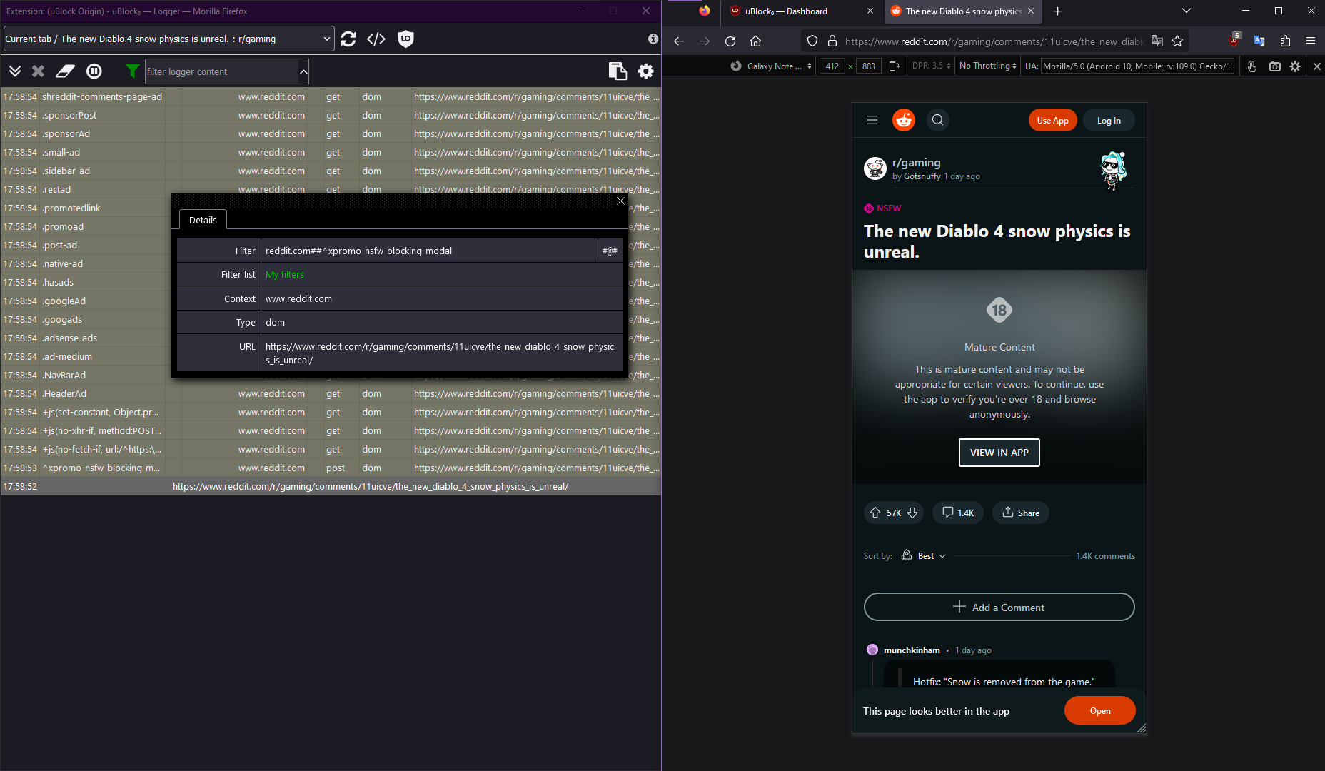[nsfw] reddit.com: nuisance · Issue #17225 · uBlockOrigin/uAssets · GitHub