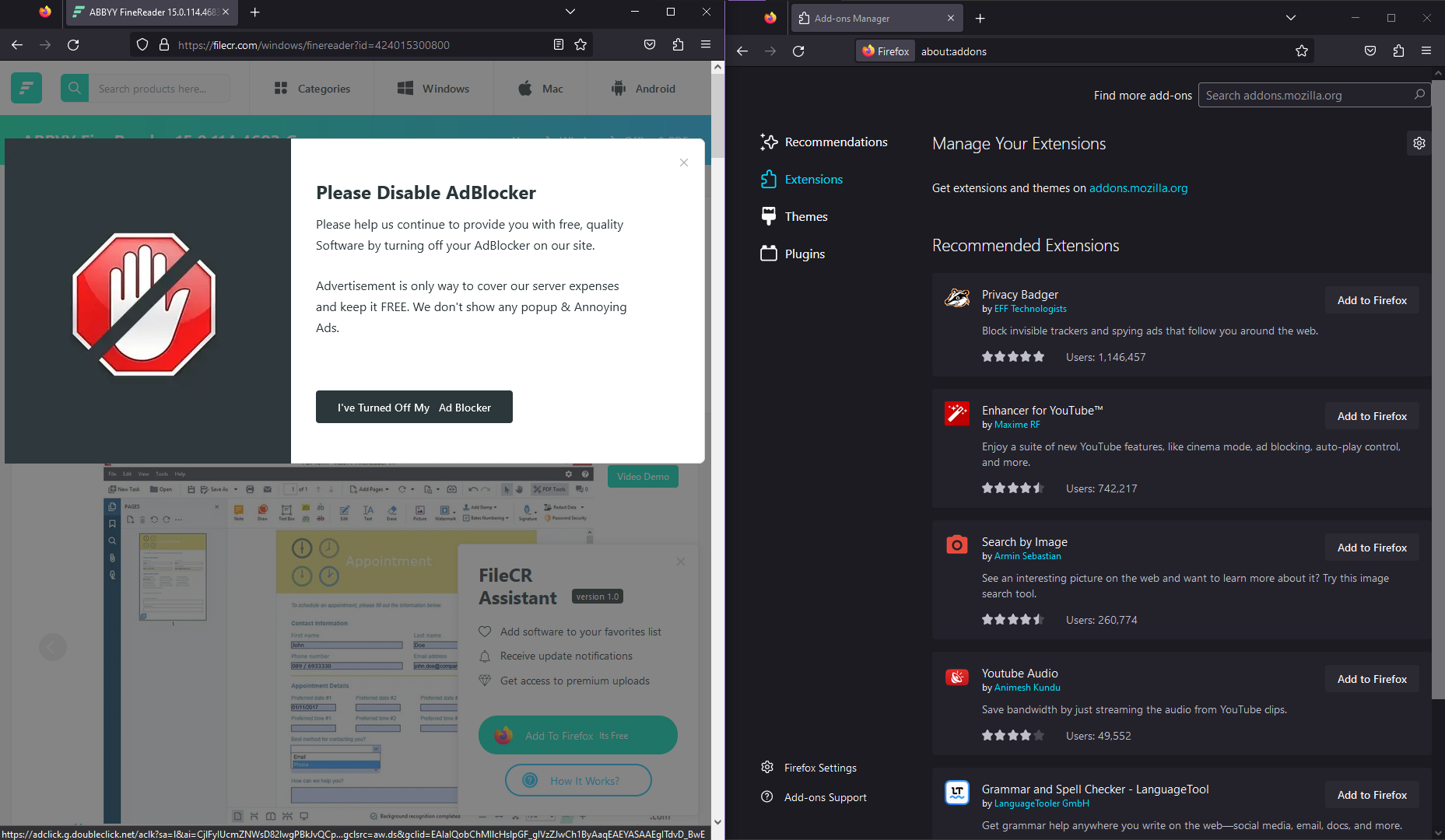filecr.com: detection · Issue #17356 · uBlockOrigin/uAssets · GitHub