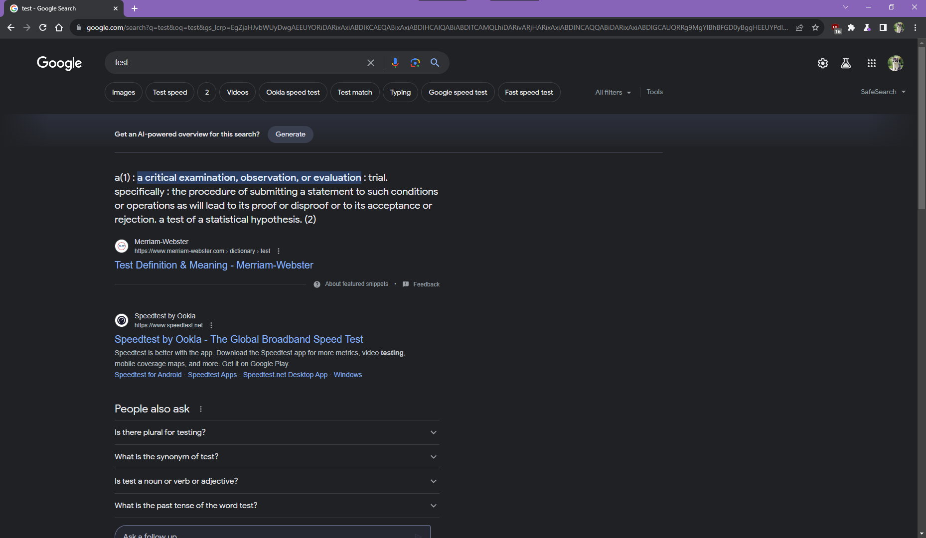 Generative AI for Search Results (SGE): breakage · Issue #20245 · uBlockOrigin/uAssets · GitHub