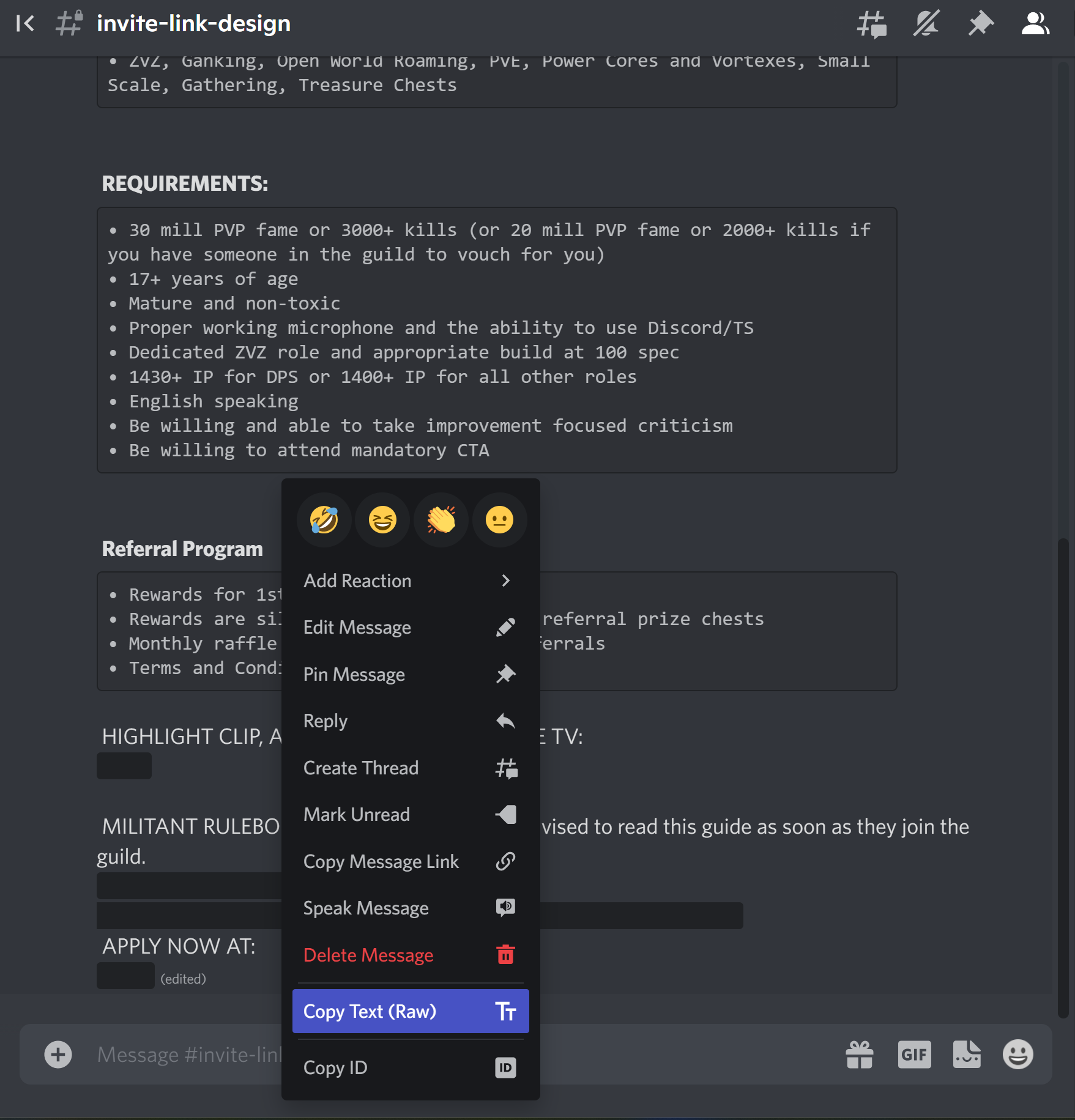 Bug Copyrawmessage The Plug Is Isnt Working · Issue 1882
