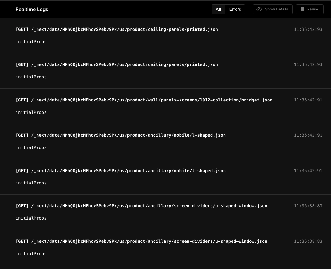 _app.getInitialProps and getStaticProps are being fired for all statically served files while ...
