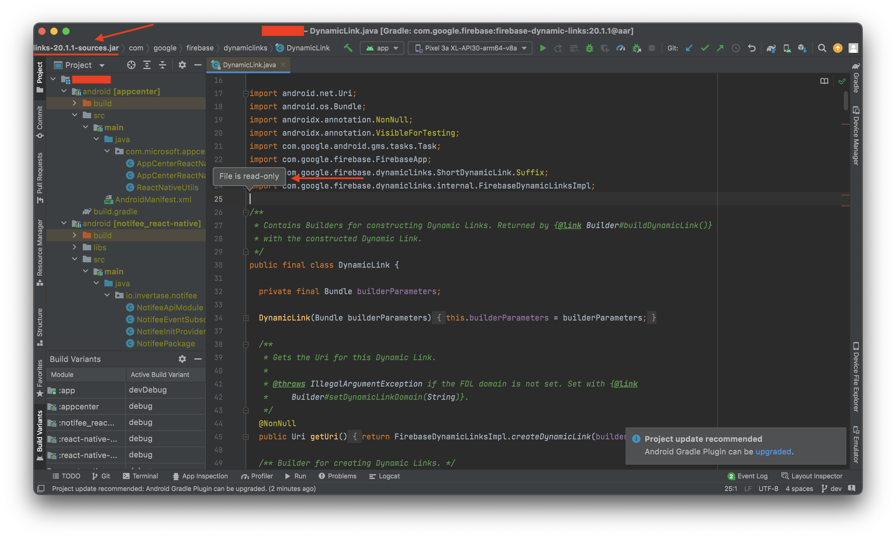DynamicLinks builder does not support ofl / general offline param · Issue #5743 · invertase ...