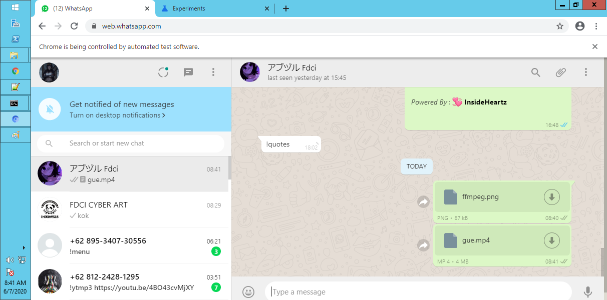 Sending video as document · Issue #244 · pedroslopez/whatsapp-web.js · GitHub