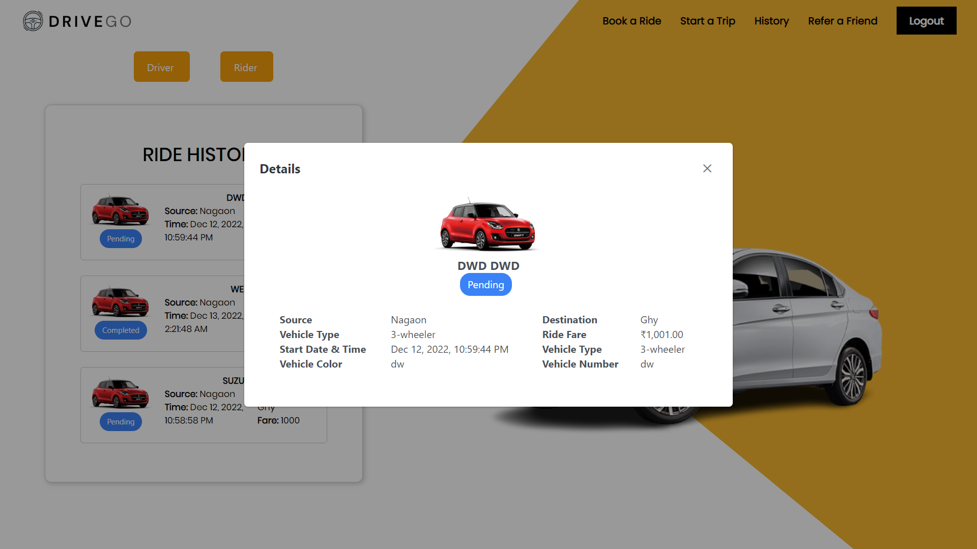 GitHub - Vancey567/drivego