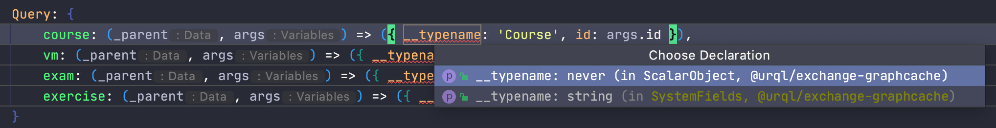 Issues with __typename & TypeScript in Graphcache resolvers · Issue #926 · urql-graphql/urql ...